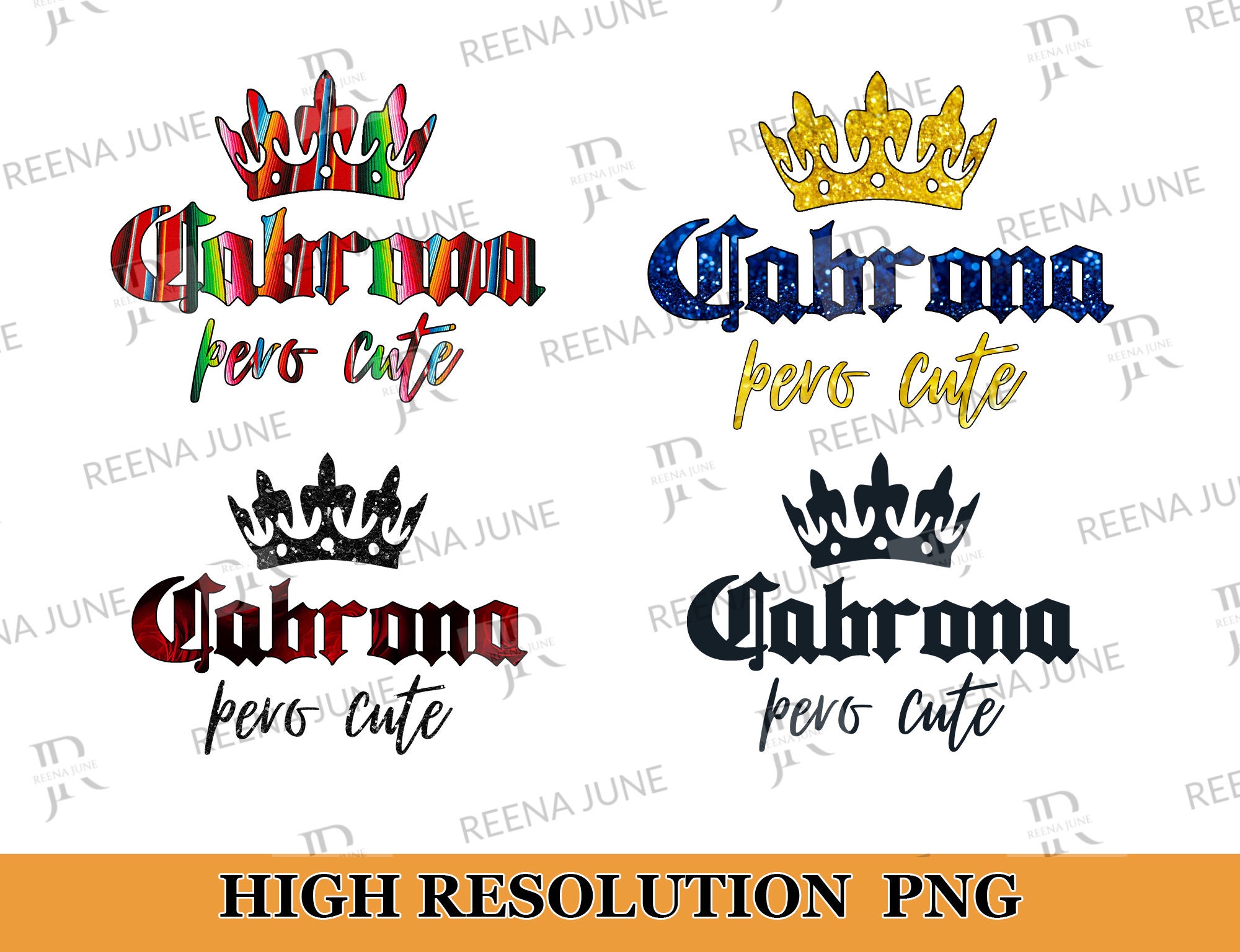 Cabrona Extra PNG Bundle, Spanish Design, Digital Design File Download ...