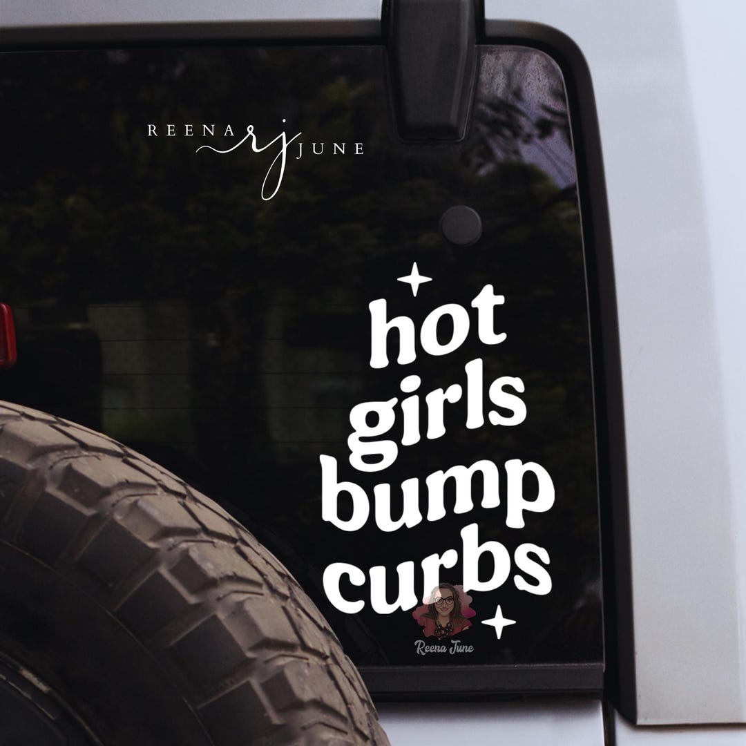 Hot Girls Bump Curves Car Decal, Funny Sticker, Gifts for Her, Gifts ...