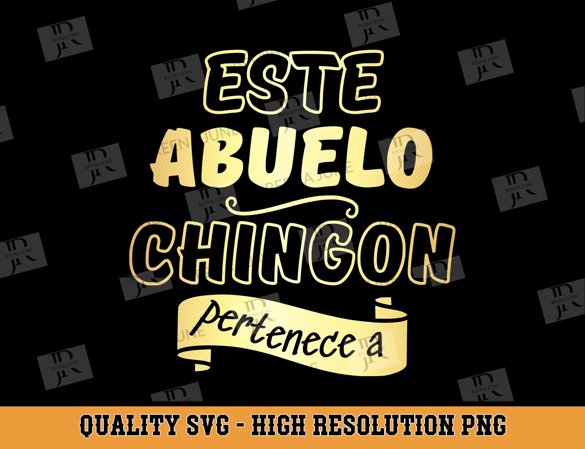 Abuelo Chingon Svg, Spanish Shirt Svg, Funny Svg, Cut File for ...