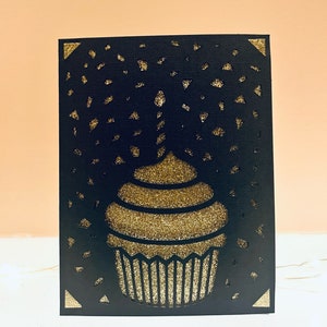 Cupcake Birthday Card, Handmade Birthday Card - Etsy
