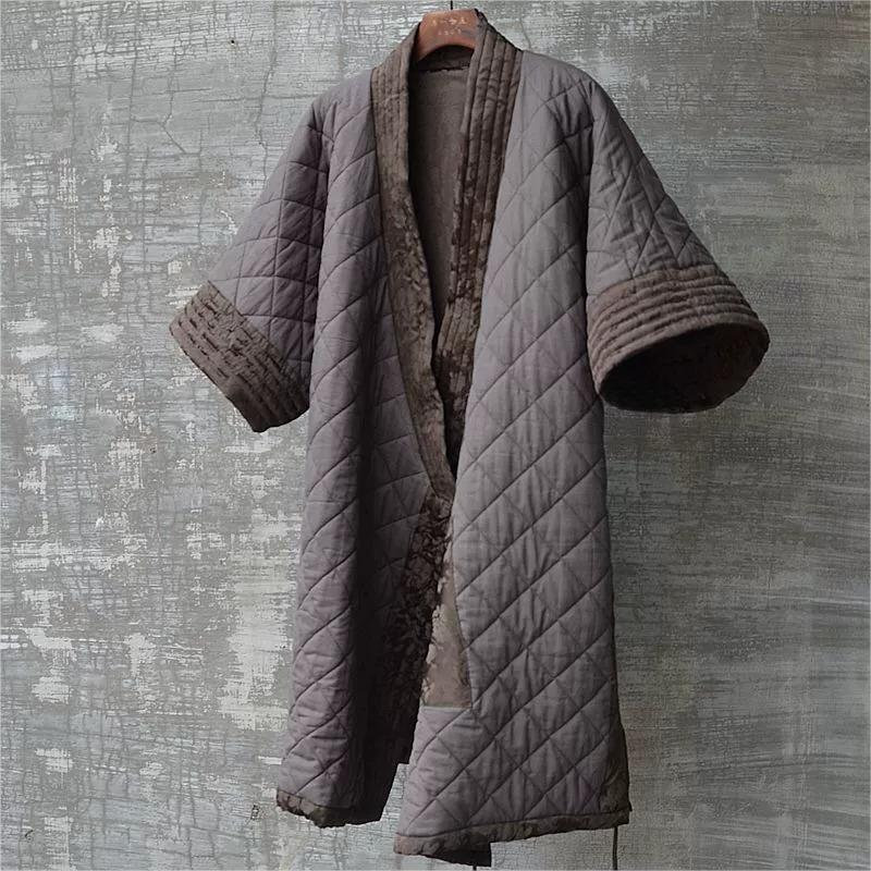 Black Printed Men's Robe, Comfortable Men's Robe, Black Floral Men's ...