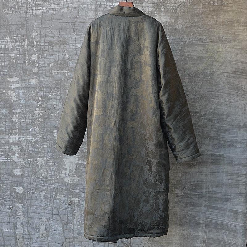 Green Men's Robe, Green Men's Yukata, Men's Winter Robe, Soft Cotton ...