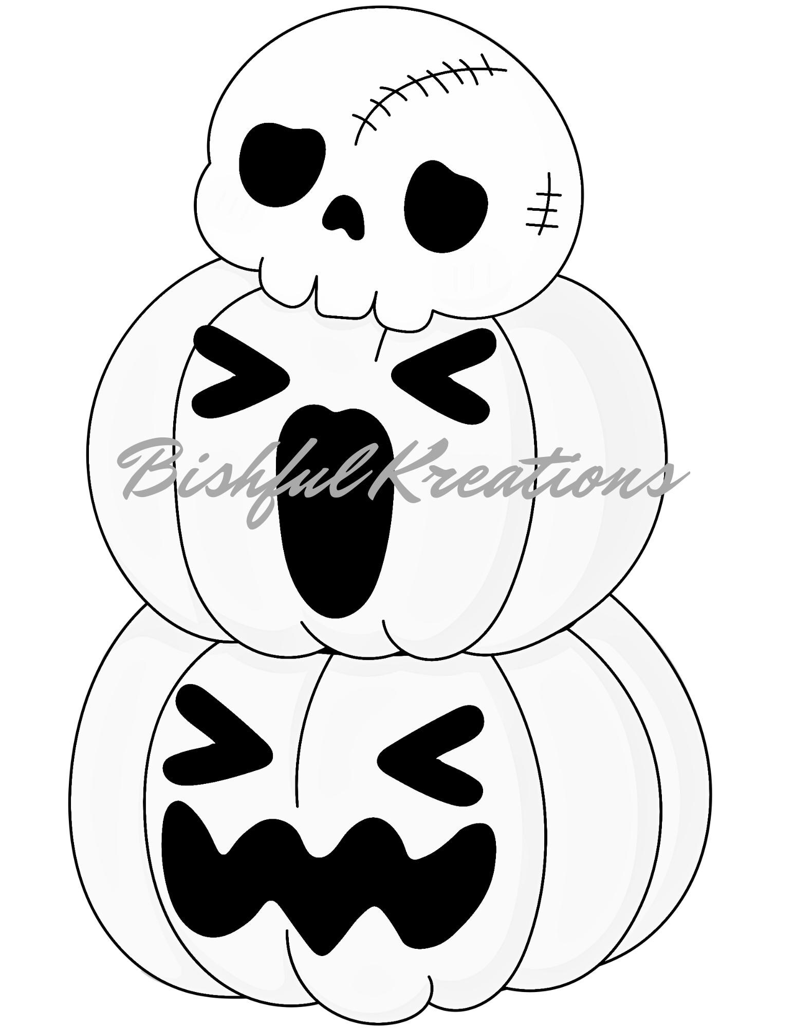 Halloween Coloring Book Adult Coloring Book Kids Coloring Book Cute ...