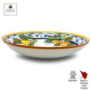 Large Ceramic Bowl - Italian Dinnerware Pasta Bowl - Platter Serving ...