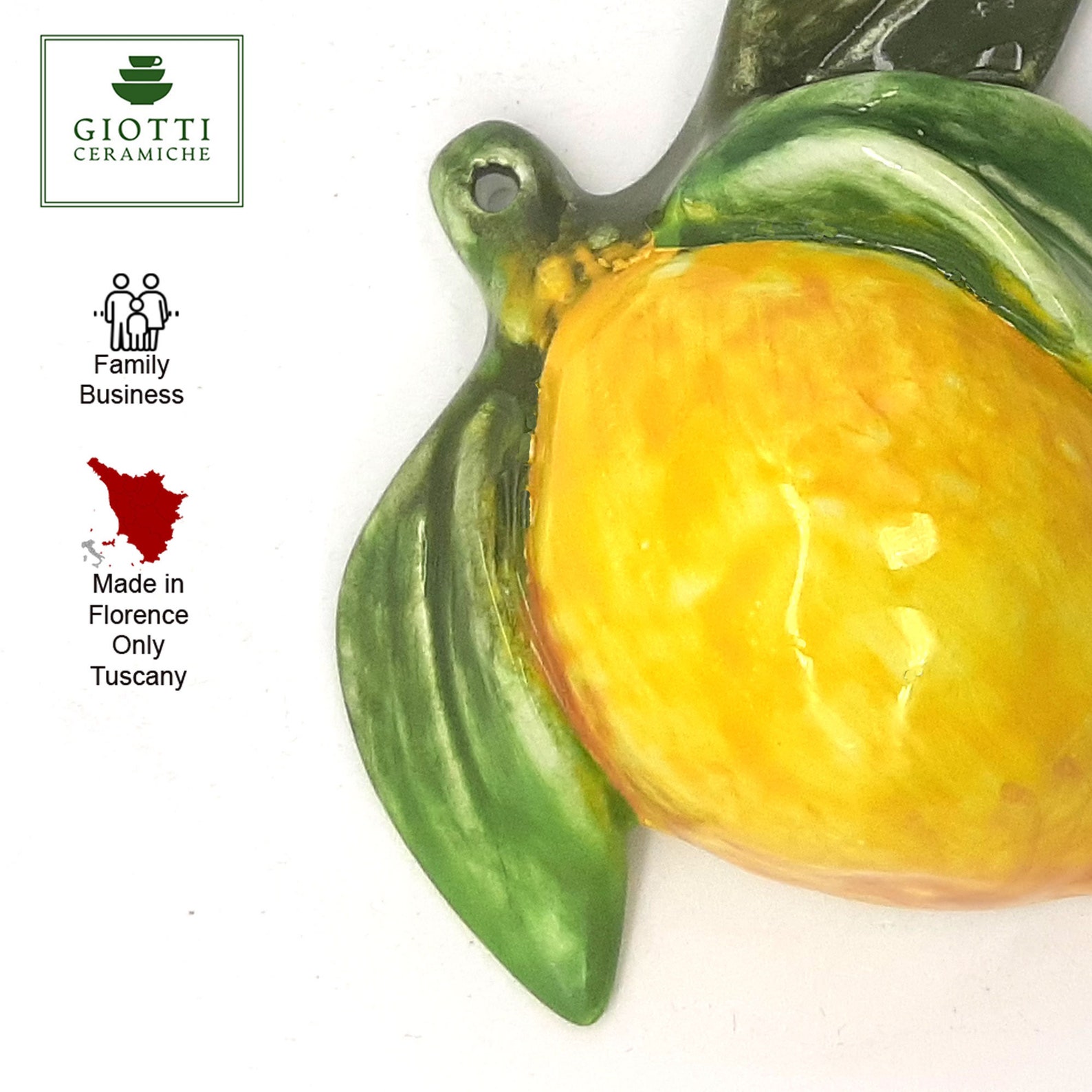 Italian Ceramic Lemon Decorations for Kitchen - Hand Painted Kitchen ...