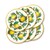Italian Ceramic Set of 4 Dinnerware Plate Lemons ISCHIA Hand Painted ...