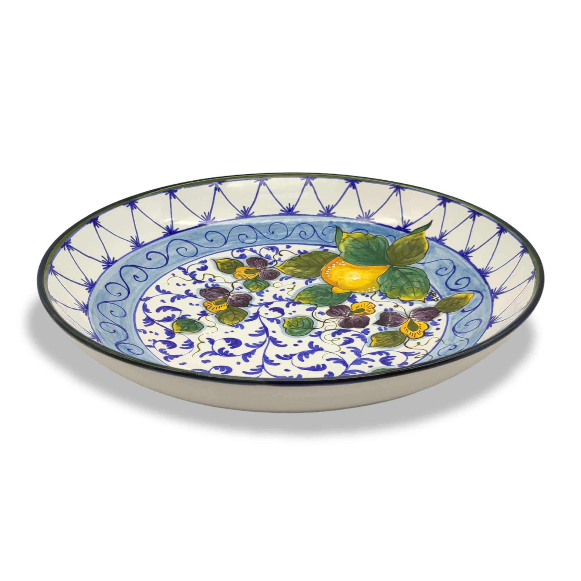 Large Ceramic Bowl Italian Dinnerware Pasta Bowl Platter - Etsy