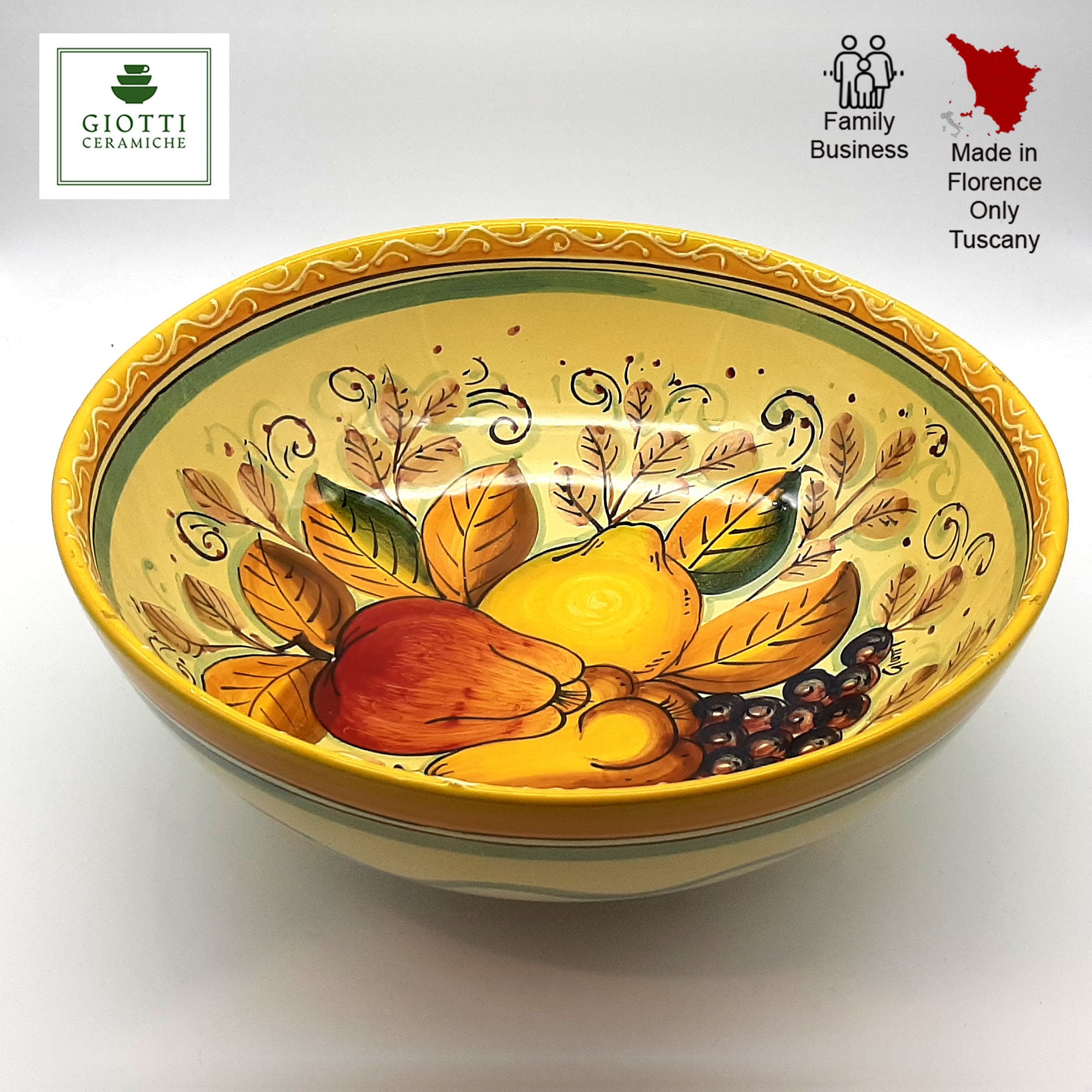 Large Ceramic Bowl Italian Dinnerware Pasta Bowl Platter - Etsy