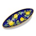 Italian Ceramic Set of 4 Dinnerware Plate Lemons ISCHIA Hand Painted ...