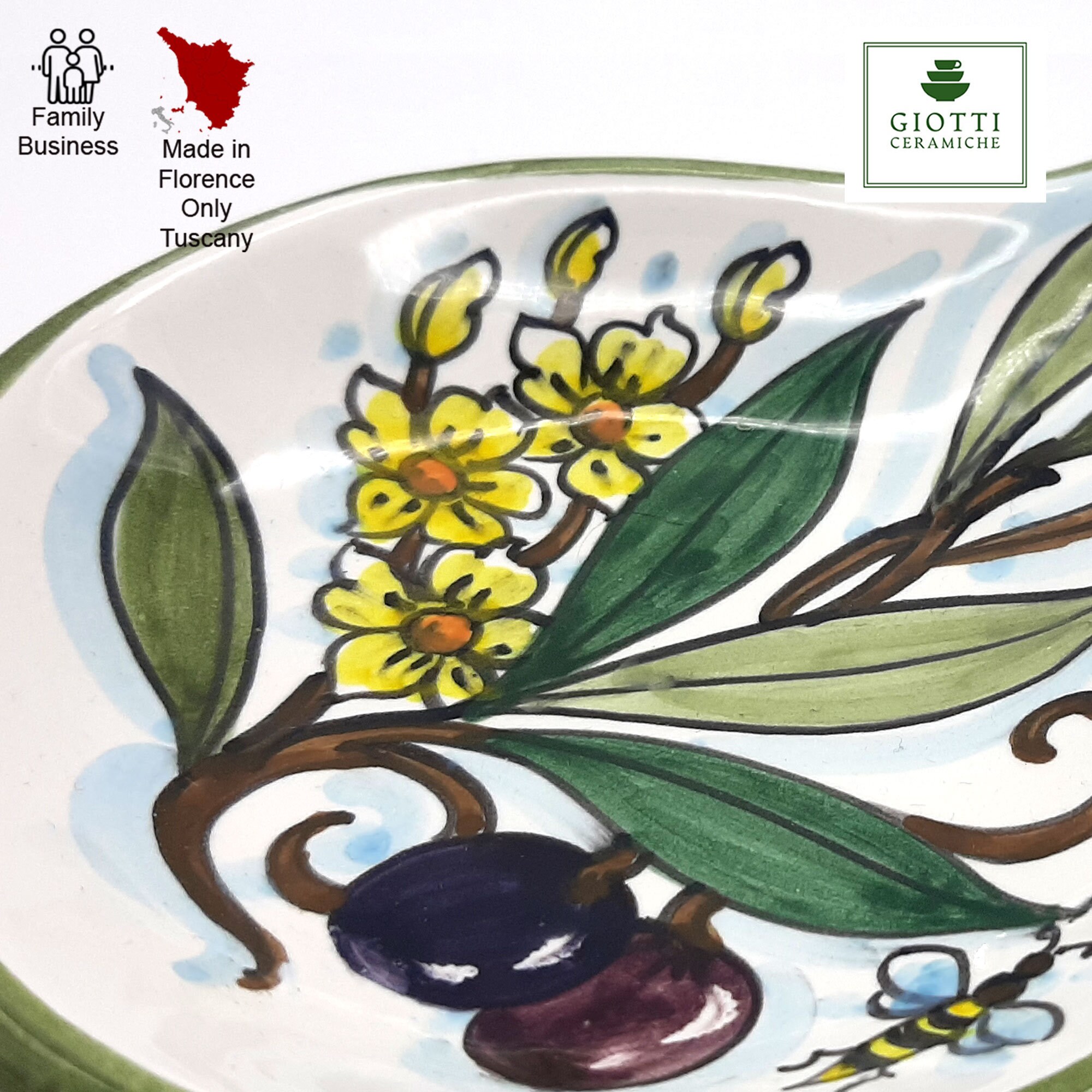 Italian Ceramic Spoon Rest holder for kitchen counter Hand | Etsy