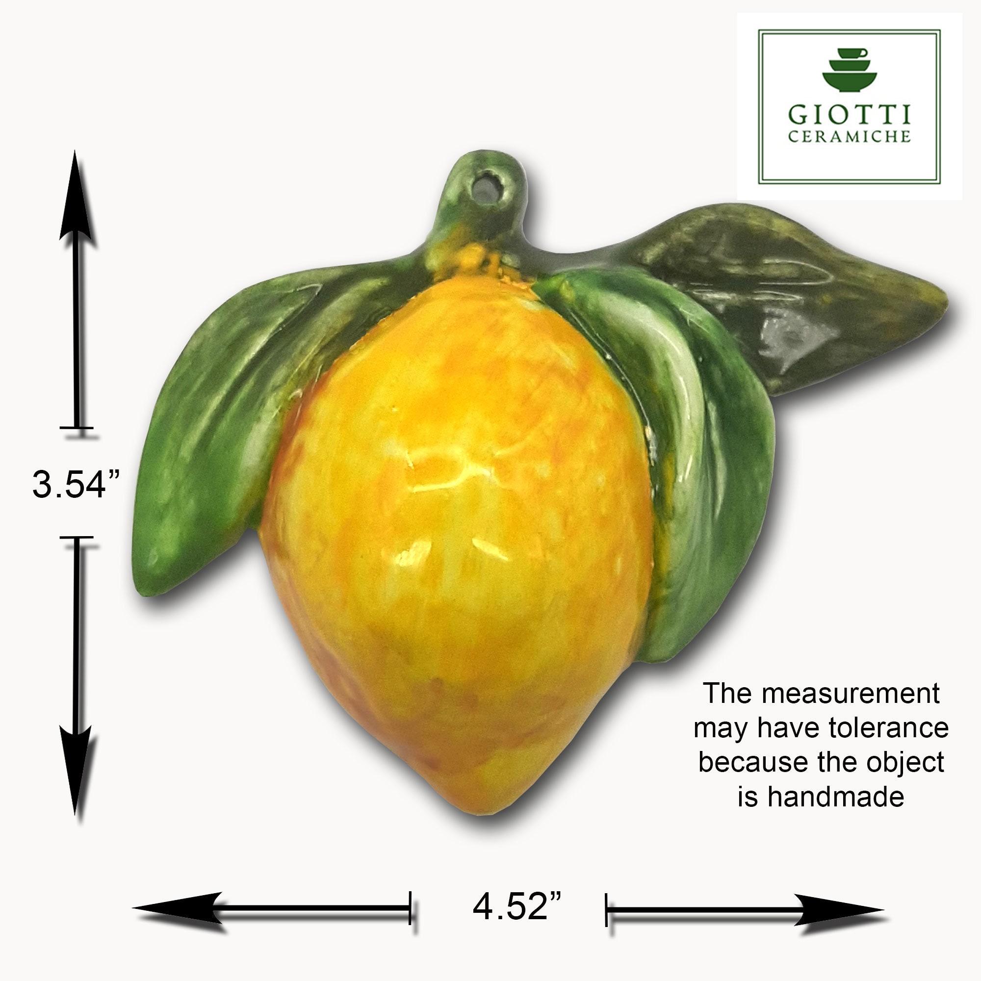 Hand-painted Ceramic Lemon – Tuscan Kitchen Wall Decor, Italy - Etsy