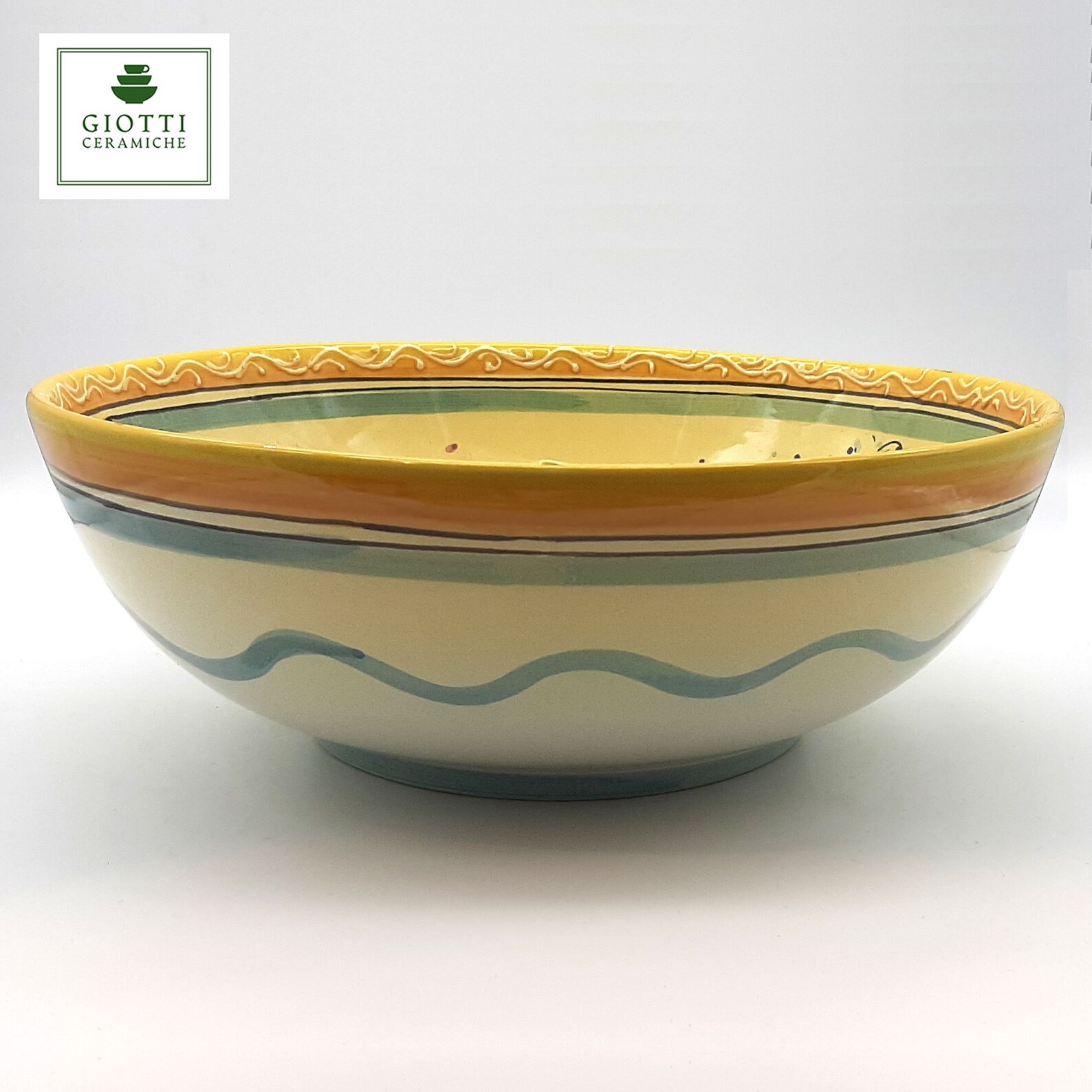 Large Ceramic Bowl Italian dinnerware pasta bowl Platter - Etsy.de