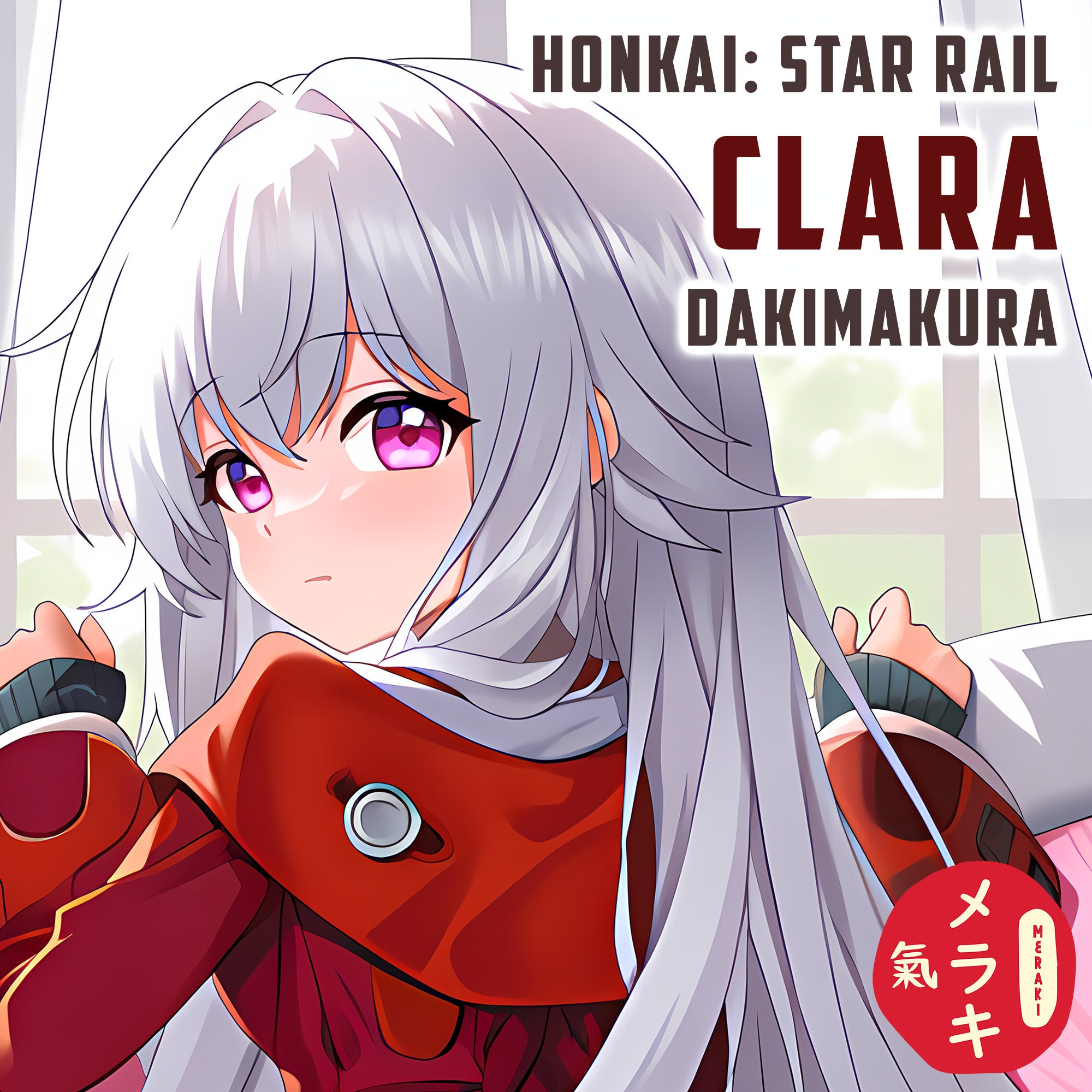 Clara Body Pillow Cover Honkai Star Rail Pillow Case Game Dakimakura ...