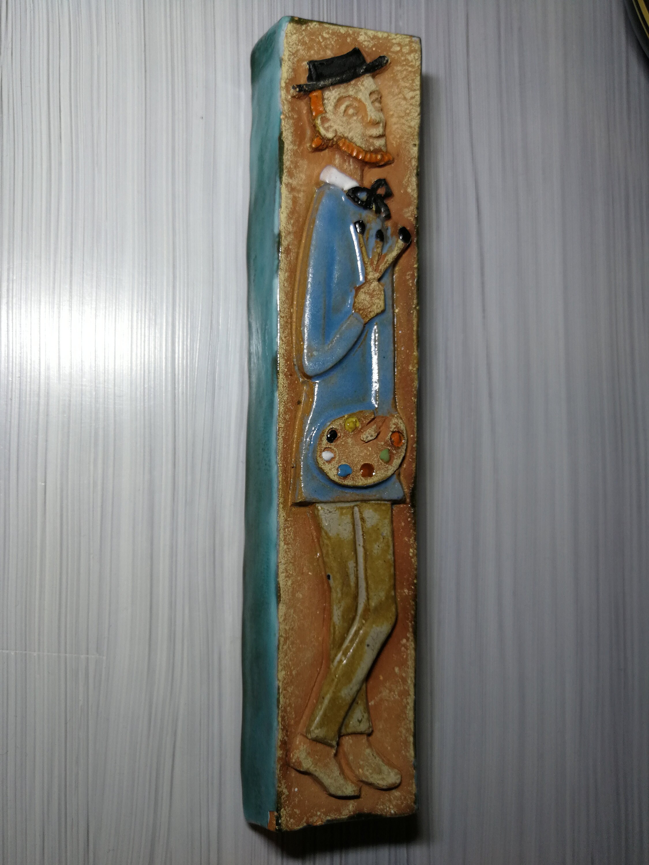 Bergsten Ceramic, Artist With Palette and Brushes, Sweden. Lars ...