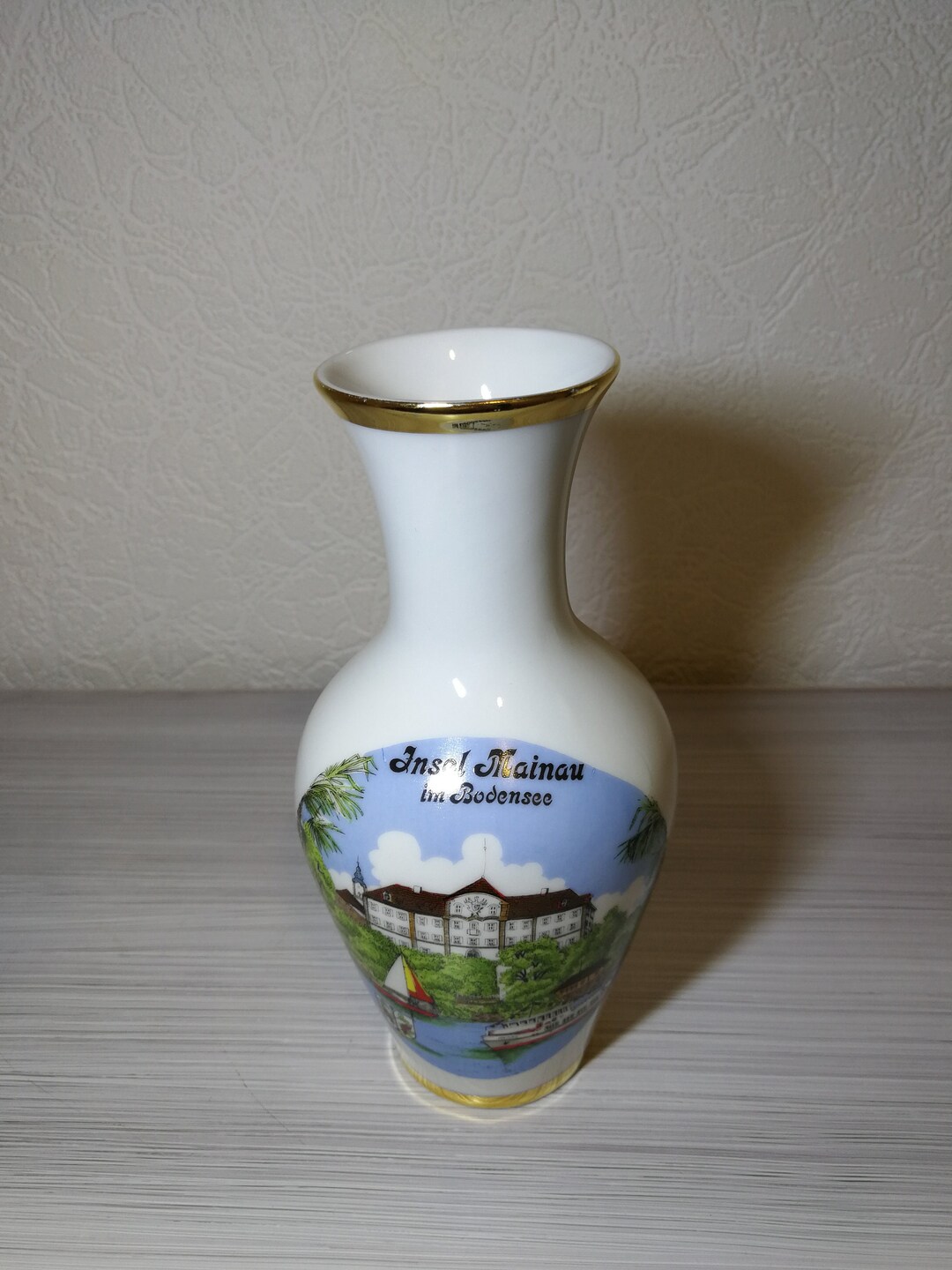 Bodensee, Bavaria Vase, Insel Mainau. Vintage Porcelain Vase Bavaria ...
