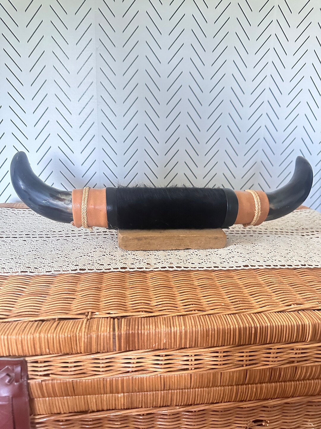 Vintage Mounted Bull Horns | Bull Horns | Cowboy | Western | Southwest ...