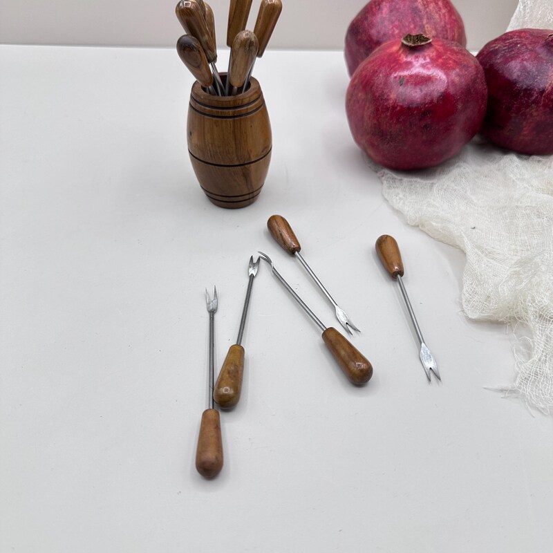 Olive Wood Cocktail Pick - Etsy