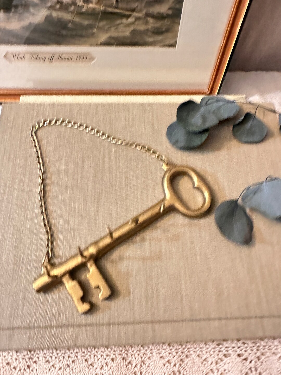 Vintage Solid Brass Key Hook Brass Key Hook Brass Key Brass Jewelry ...