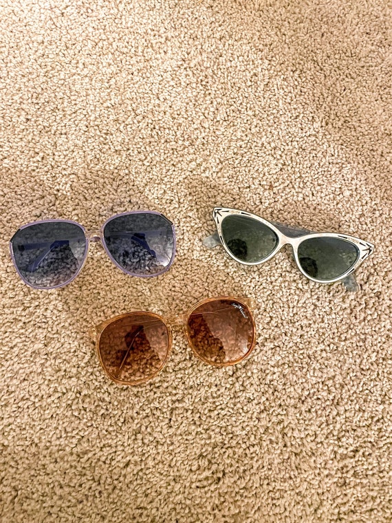 Vintage Sunglasses 70s Eye Benders Beta Foldable Sung… - Gem