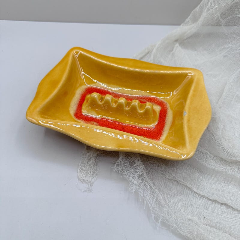 Drip Glaze Mcm Ashtray - Etsy