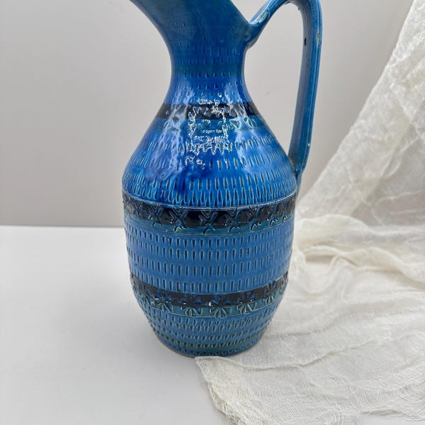 Bitossi Pottery Pitcher - Etsy