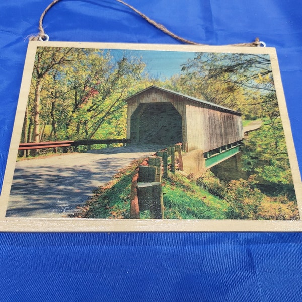 Covered Bridge - Etsy