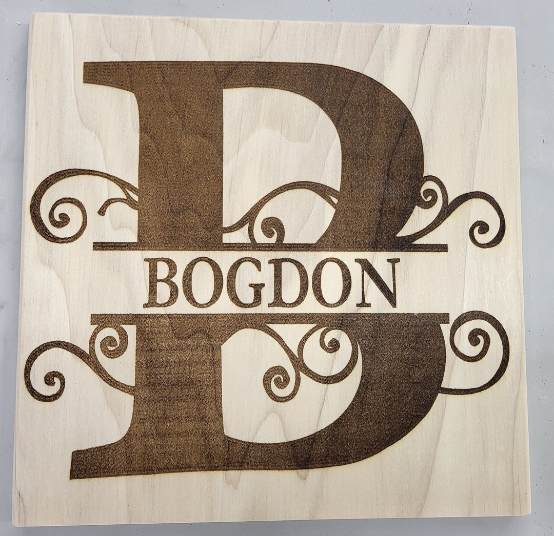 Personalized Monogram Plaque - Etsy