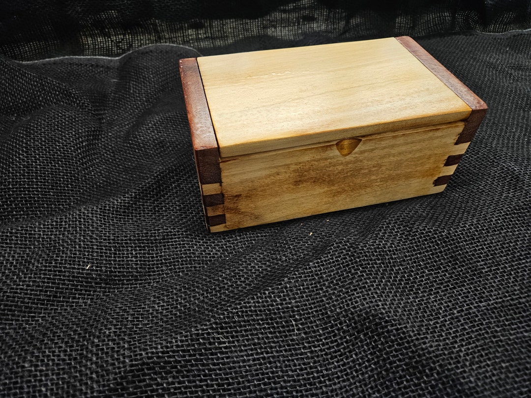 Wooden Hinge Keepsake Box - Etsy