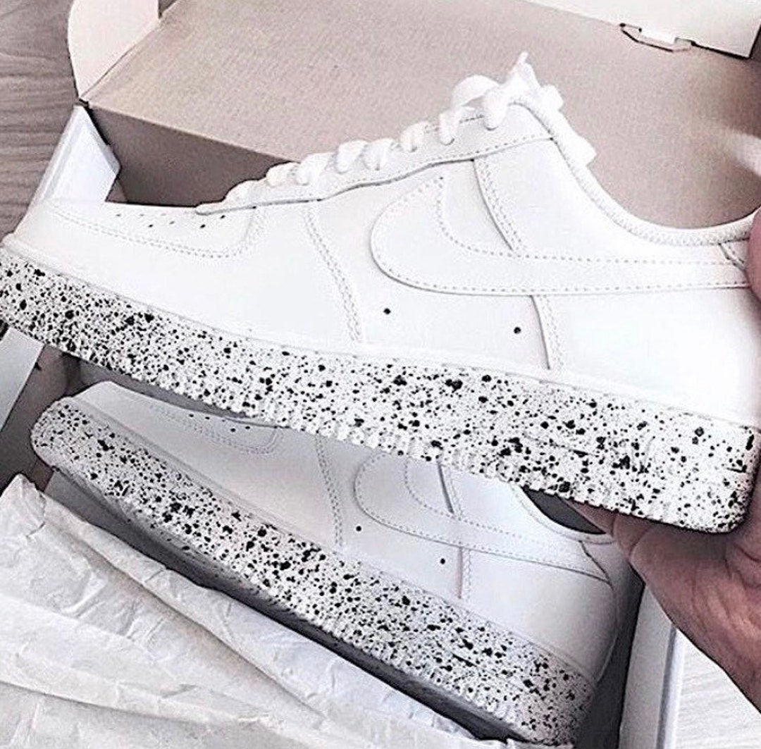 Oreo Inspired Air Force 1s Teens/adults - Etsy