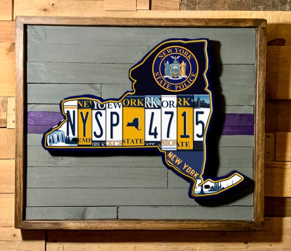 Custom NYSP New York State Police Sign 18x24 Customized | Etsy