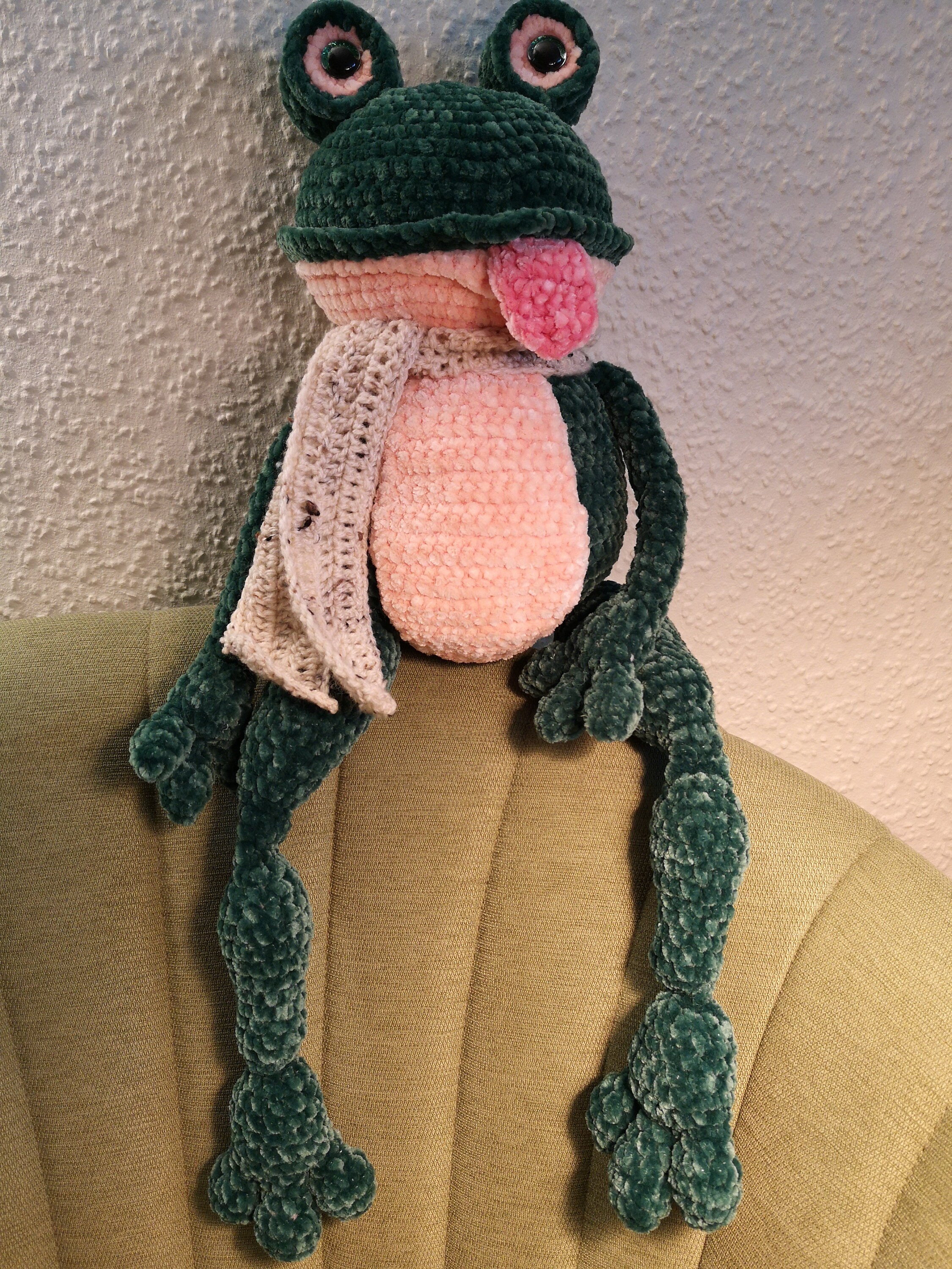 Cheeky Frog, Crocheted. A Perfect, Unique Gift for Children and Adults ...