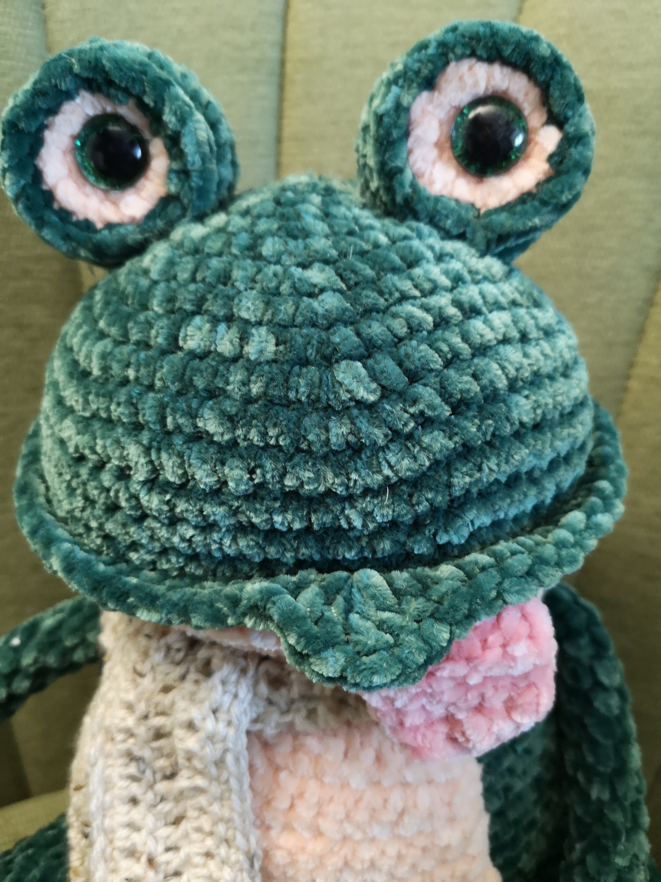 Cheeky Frog, Crocheted. A Perfect, Unique Gift for Children and Adults ...