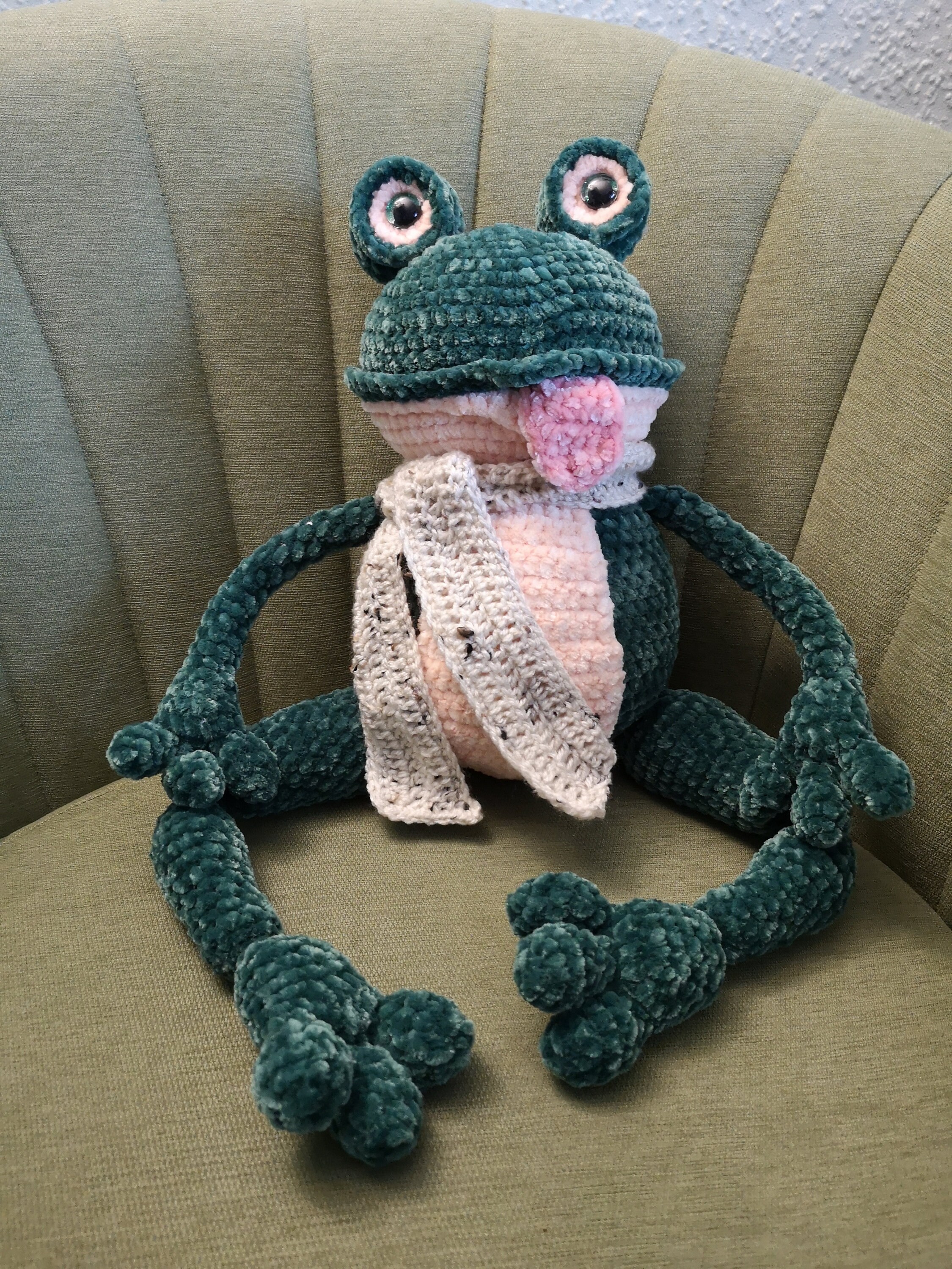 Cheeky Frog, Crocheted. A Perfect, Unique Gift for Children and Adults ...