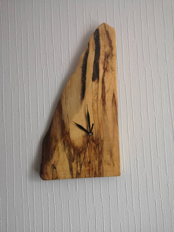 Unique Wall Clock Spalted Beech Wall Clock Clock Wooden - Etsy