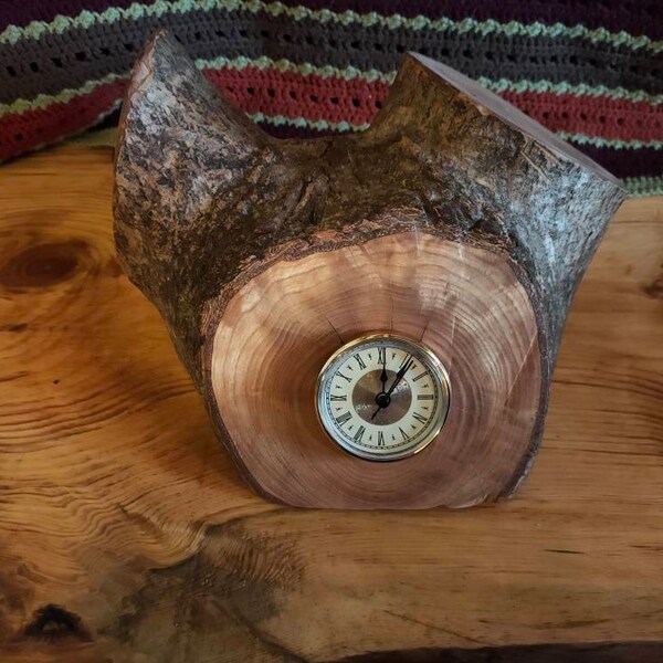 Wooden Desk Clock - Etsy UK