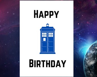 Doctor Who Birthday - Etsy
