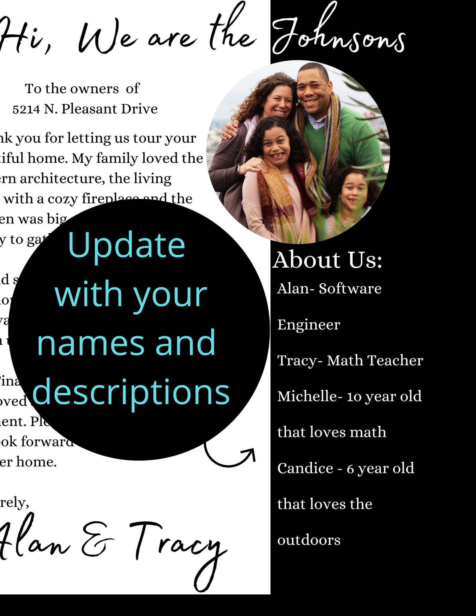 Dear Seller Template Letter To Seller Template Home Offer Etsy