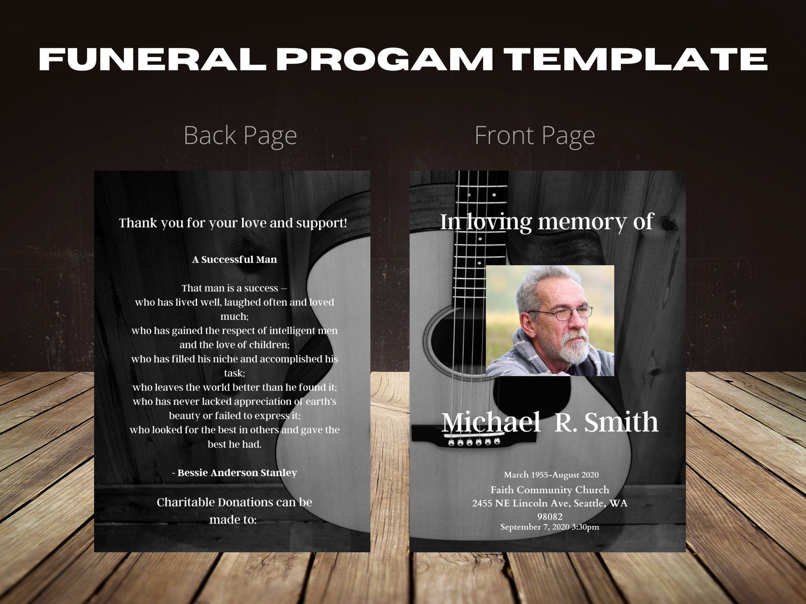 Funeral Program Funeral Template Celebration Of Life Obituary funeral-program-funeral-template-celebration-of-life-obituary