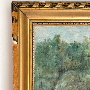 Antique Paining With Old Gilded Frame - Etsy