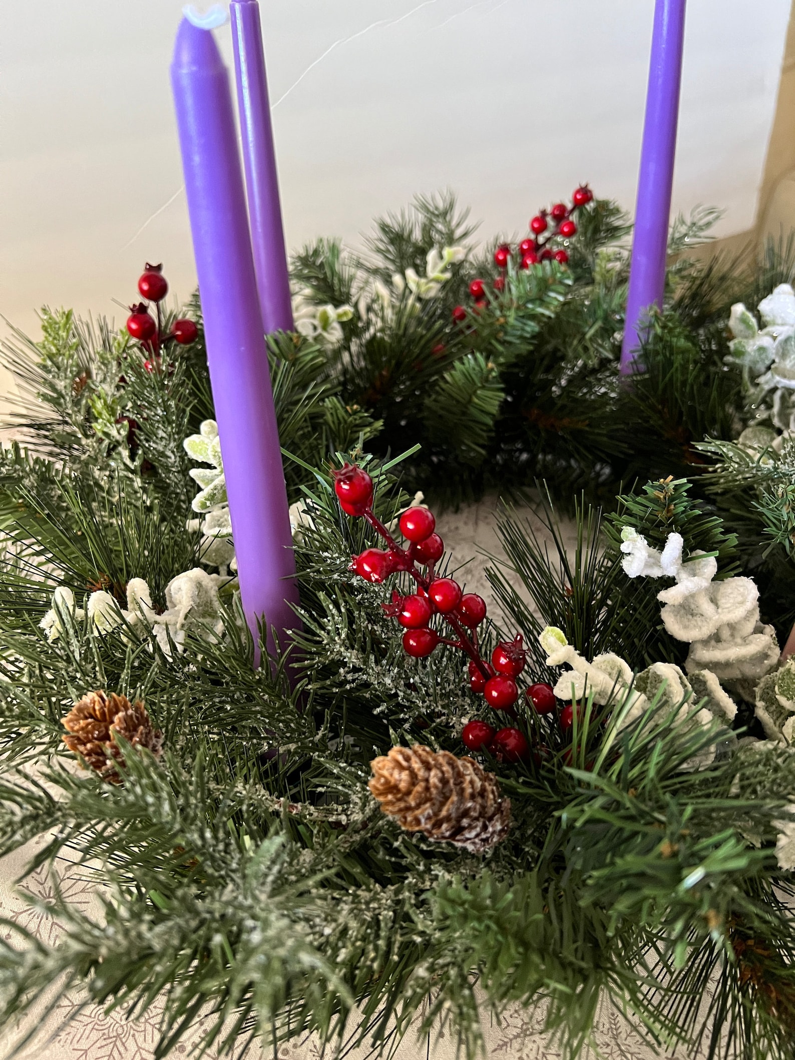 Advent Wreath Advent Candle Wreath Christian Christmas - Etsy