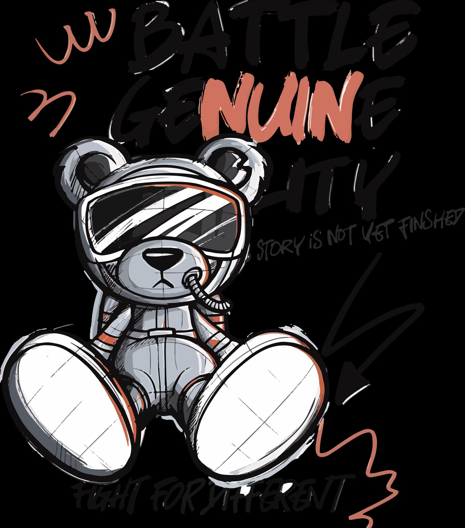 50 Urban Street Art Design Bundle Edgy Printable PNG Files for Apparel ...