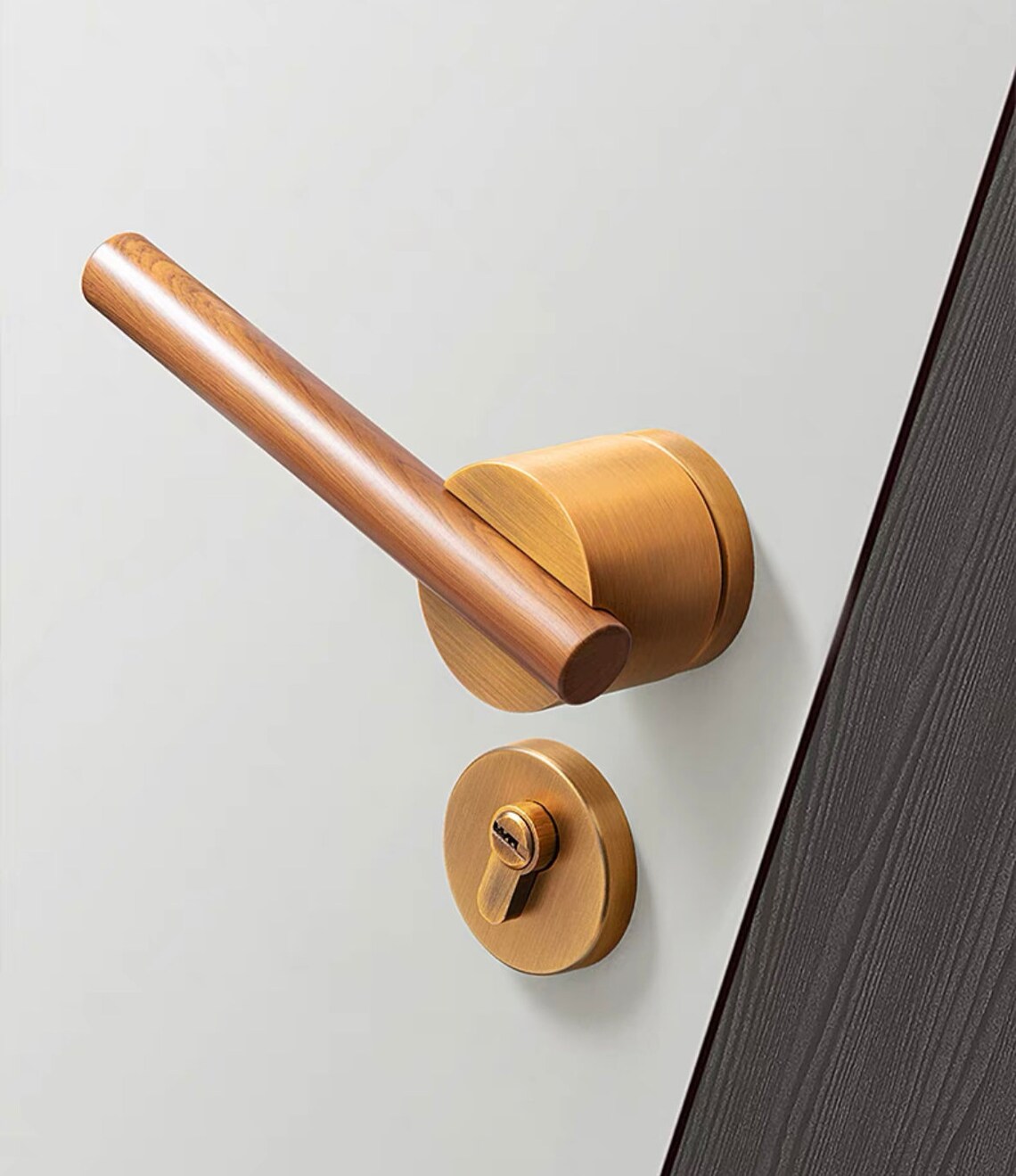 Split Door Interior Lock Lever With Set Modern Door Lever Set - Etsy