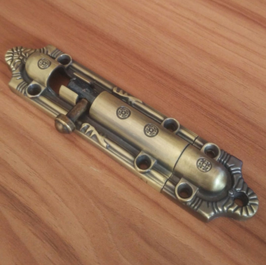 Antique Door Bolt, Latches Retro Door Bolt Gate , Latch Security Lock ...