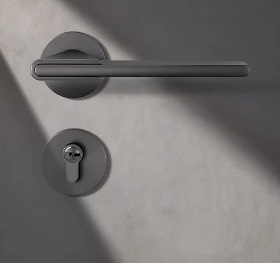 Modern Split Door Lock Handle Simple Indoor Door Lock Handle - Etsy