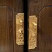 Retro Asian Latch, Chinese Antique Pure Brass Handle, Antique Brass ...
