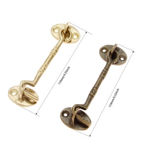 Antique Eye Cast Iron Shed, Rustic Cabin Hook and Door Holder, Wind ...