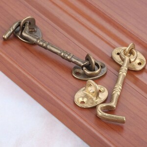 Antique Eye Cast Iron Shed, Rustic Cabin Hook and Door Holder, Wind ...