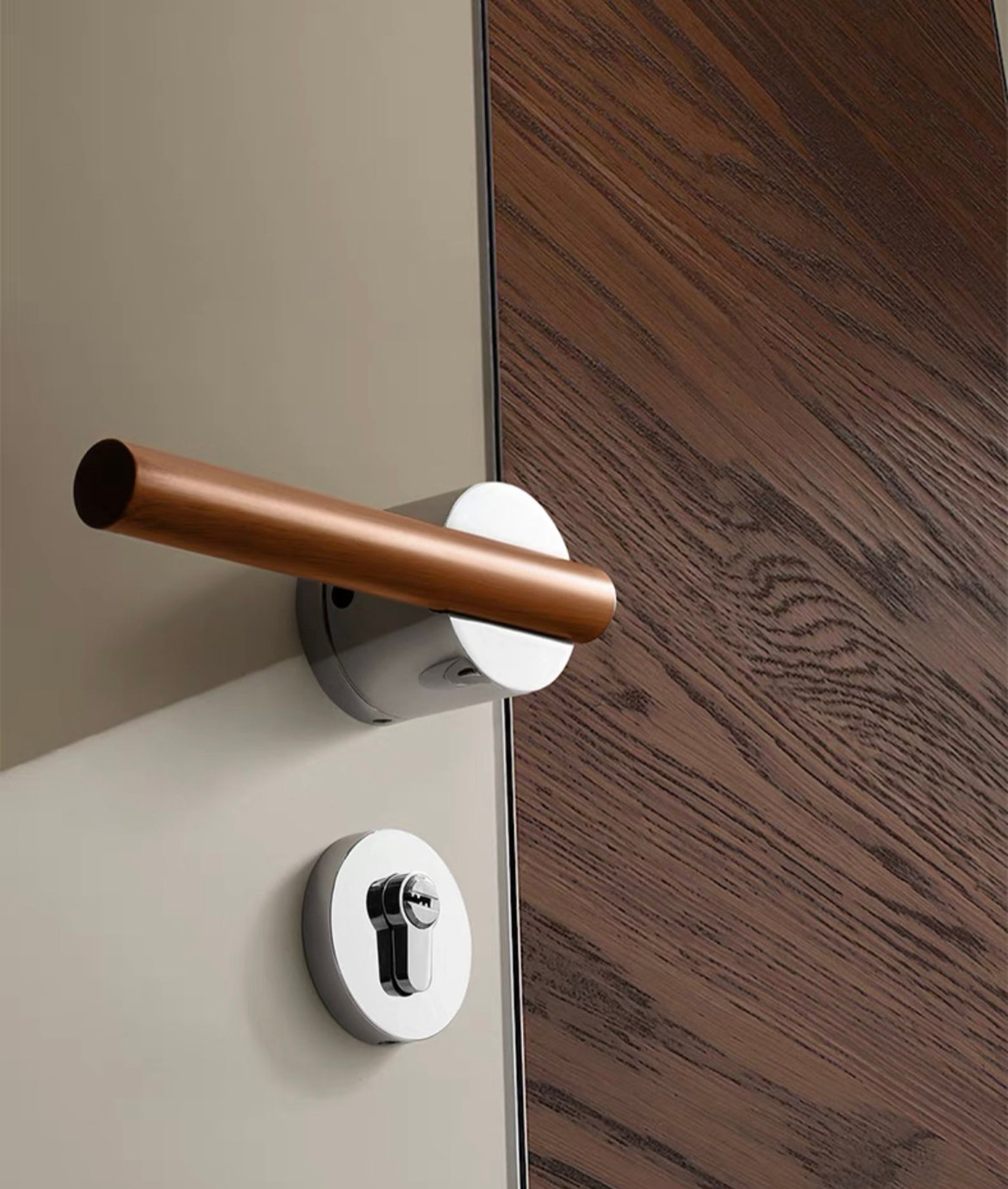 Split Door Interior Lock Lever With Set Modern Door Lever Set - Etsy