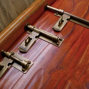 Antique Single Door Bolt, Retro Pure Brass Door Lock, Old-fashioned ...