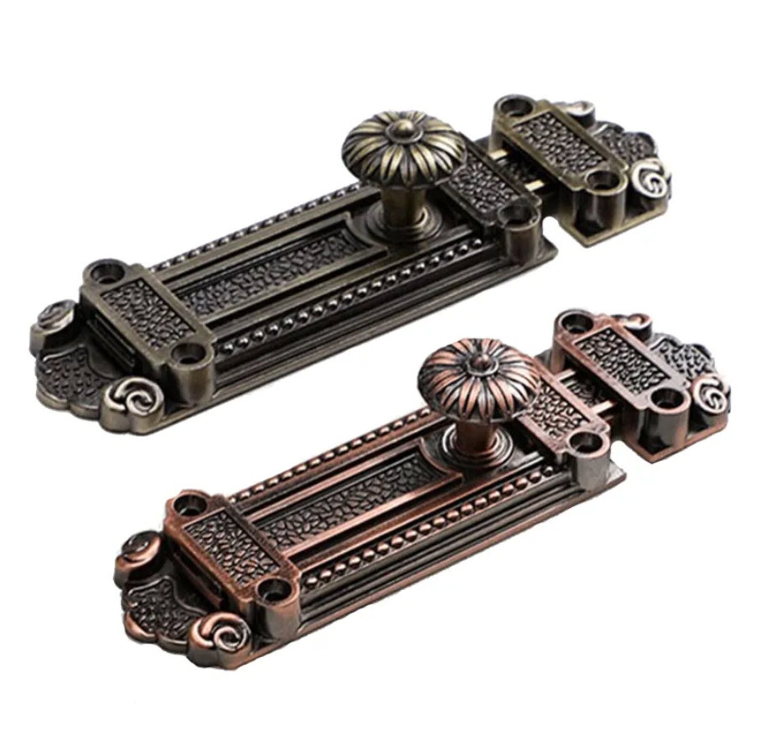 Antique Door Bolt Slide Lock for Doors Door Bolt Bronze - Etsy